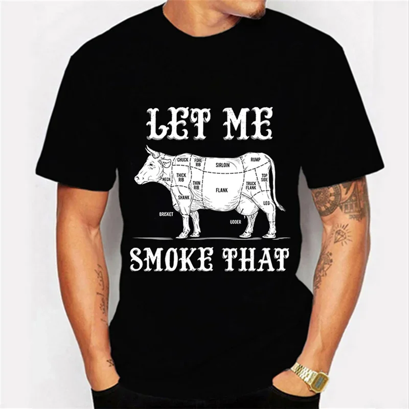 Let-Me-Smoke-That-Graphic-T-Shirts-BBQ-Shirt-Cooking-Men-s-T-shirts ...