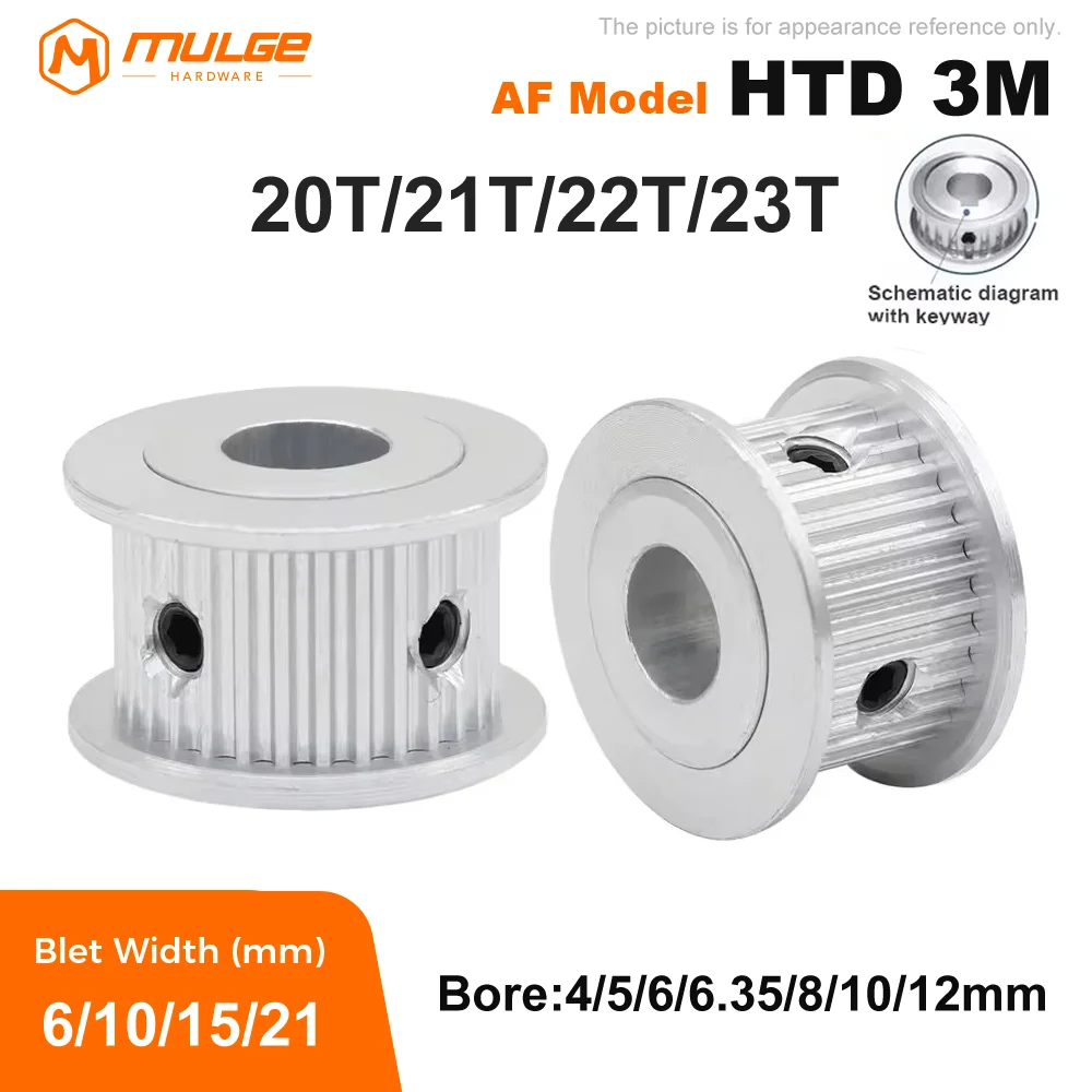 HTD 3M Pulley 20T/21T/22T/23T 3M Timing Pulley Synchronous Wheel ...