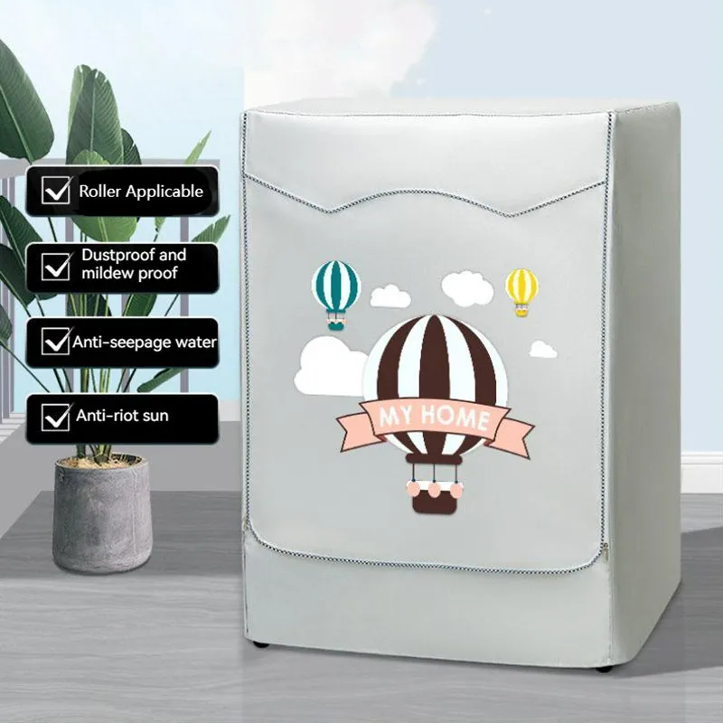 Front-Loading-Washing-Machine-Cover-Waterproof-Rain-Outdoor-Washing ...