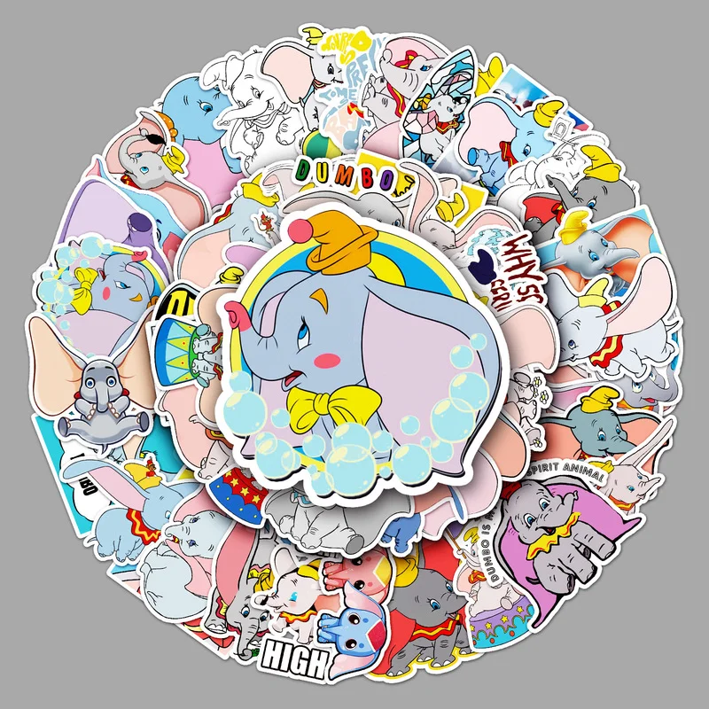 Disney-Cartoon-Anime-Dumbo-Elephant-Stickers-For-Car-Laptop-Phone ...