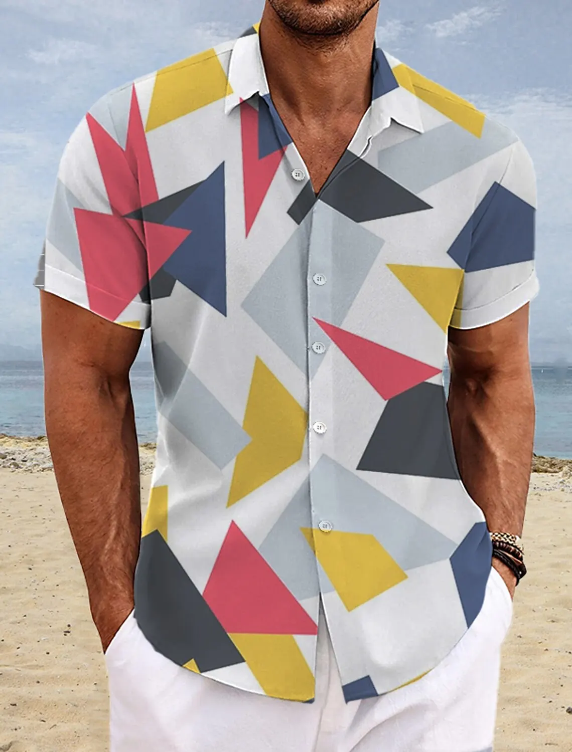 Hawaii-Geometric-Pattern-Beach-Shirt-Men-s-Graphic-Summer-Hawaiian ...