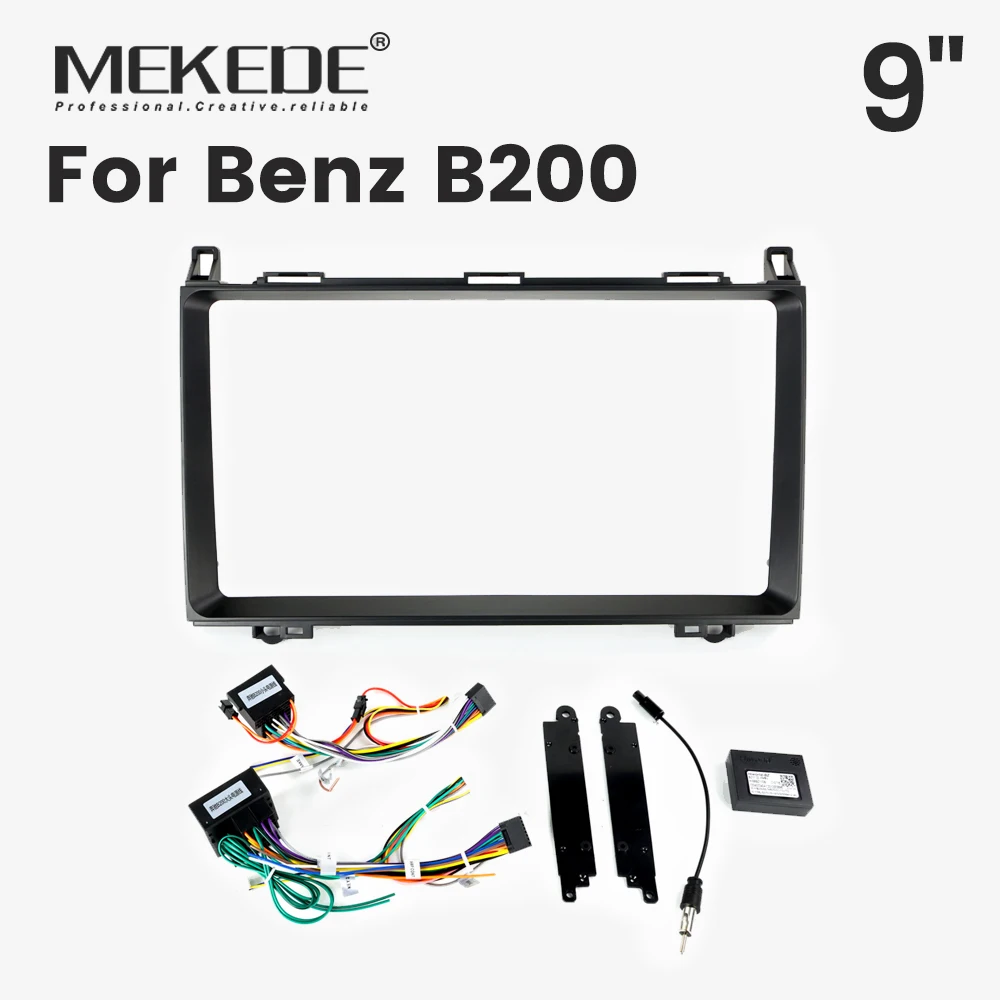 Car-Radio-Frame-for-Mercedes-Benz-B200-9inch-Bezel-Frame-Dashboard ...