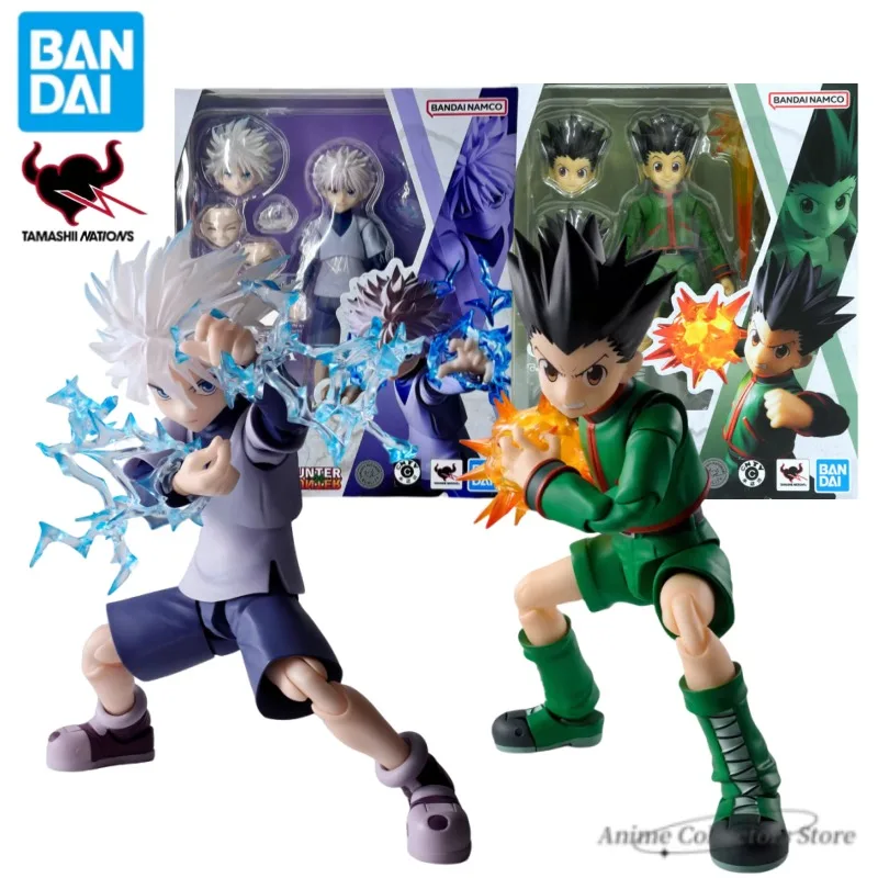In Stock 100% Original Bandai SHFiguart SHF HUNTER Gon Freecss Killua ...