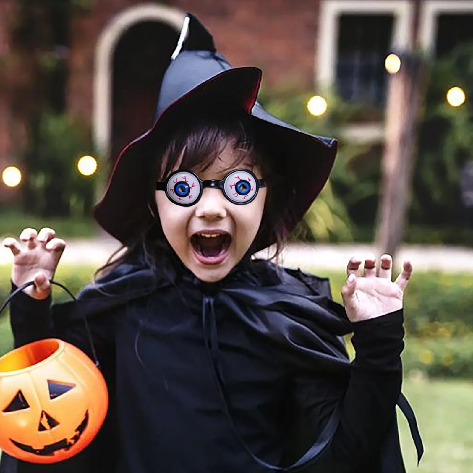 Witch Eye Makeup With Glasses