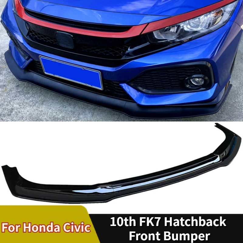 For Honda Civic 10th FK7 Hatchback SI Car Front Bumper 3PCS GR STYLE ...