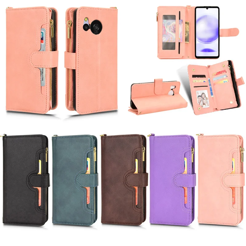 For-Sharp-Sense-8-Cover-Premium-Anti-Slip-Lanyard-All-in-One-Shockproof ...