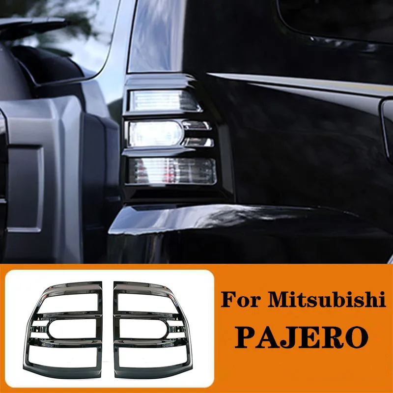 2pcs-ABS-Bright-Black-Rear-Lamp-Cover-Tail-Light-Decorative-Frame-Fit ...