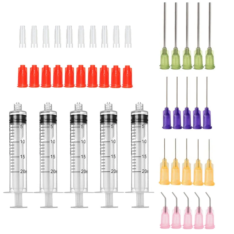 5-pcs-set-Dispensing-Syringe-Blunt-Needles-5ml-Syringes-Needle-14G-15G ...