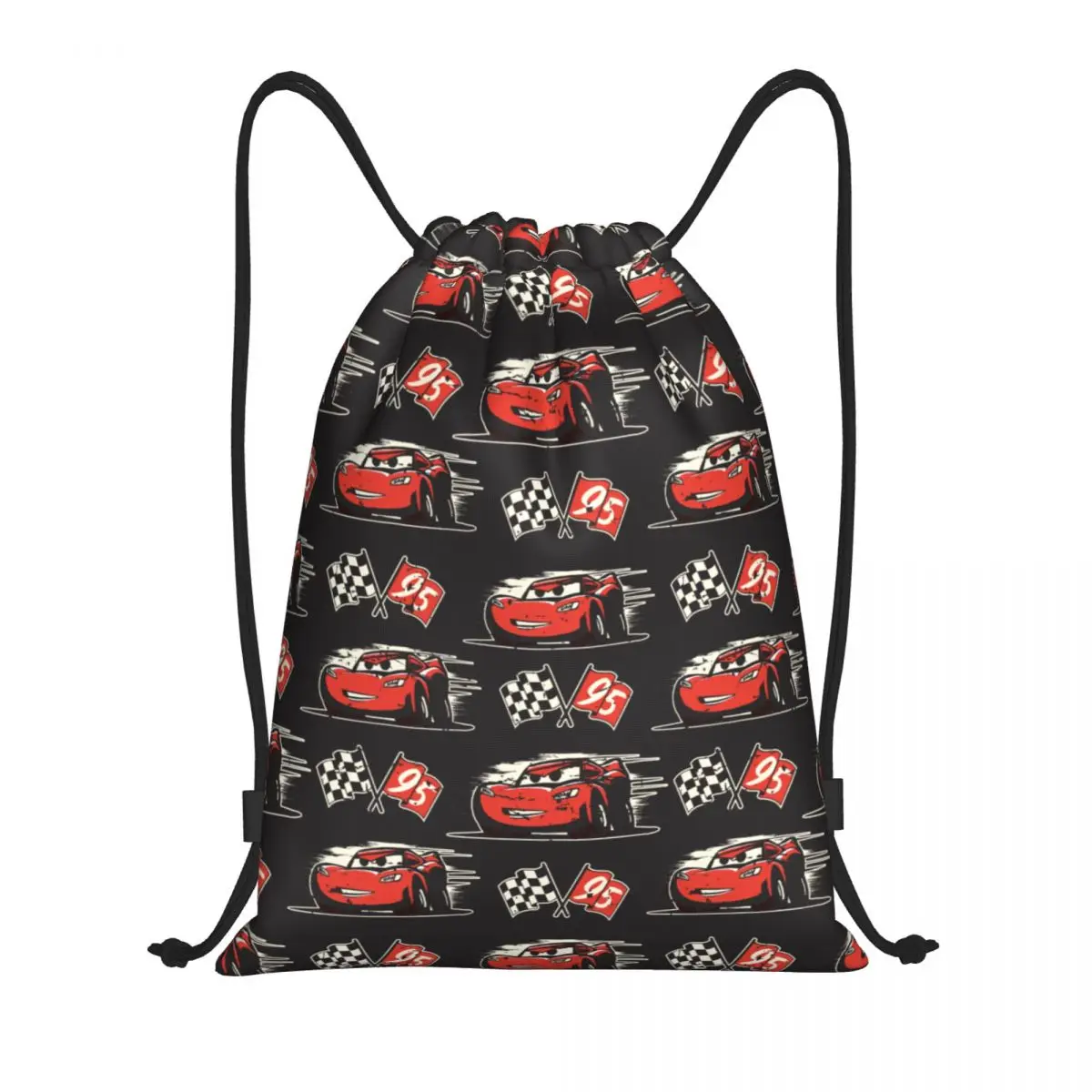 Mochila con cordón de Chibi Lightning Mcqueen Cars, bolsa deportiva ...