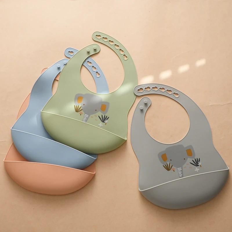 1PC-Lunch-Apron-Toddler-Silicone-Bibs-Baby-Kids-Girl-Boys-Waterproof ...