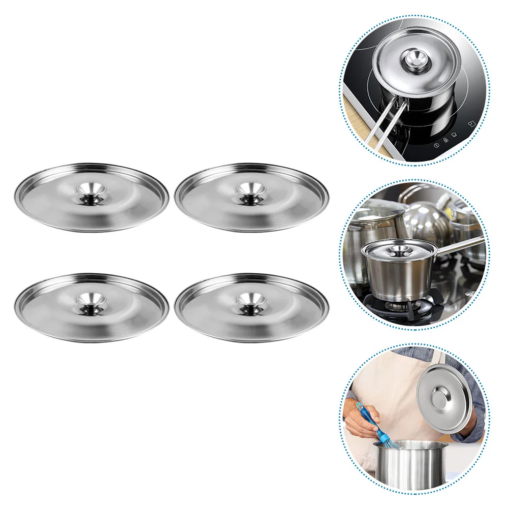 Stainless-Steel-Pot-Lid-Small-Pan-Lid-12Cm-Saucepan-Cover-Pots-Cover ...