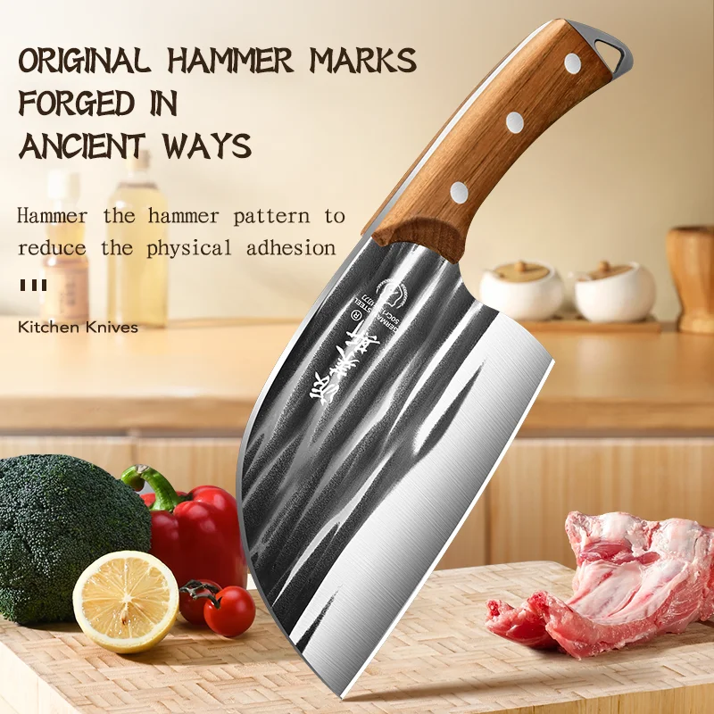 Upgrade-High-carbon-steel-meat-cleaver-High-hardness-Heavy-keel-Heavy ...