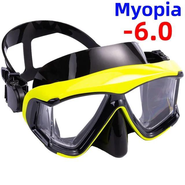 Diving Mask Optical Nearsighted Myopia Diving Glasses Googles Silicone ...