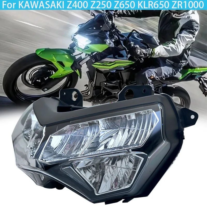 Z900-Z400-Motorcycle-Headlight-For-KAWASAKI-Z250-Z650-KLR650-ZR1000-H2 ...