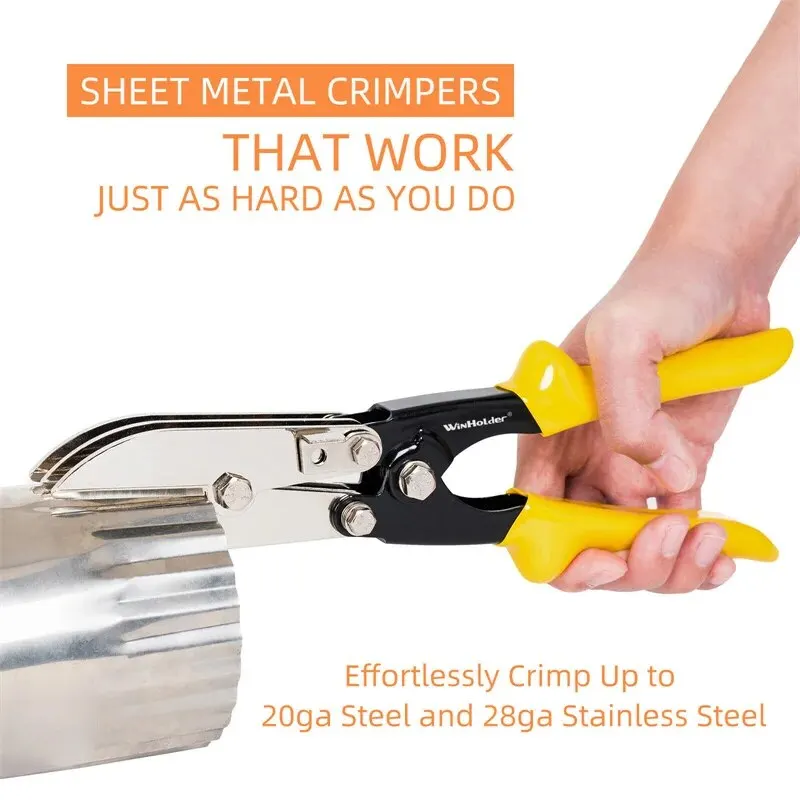 Heavy-Duty-5-Blade-Hand-Cable-Crimper-Sheet-Metal-Hard-Stainless-Steel ...