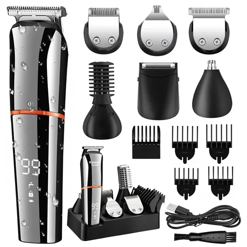 All-In-One-Beard-Hair-Trimmer-For-Men-Grooming-Kit-Eyebrow-Body-Trimmer ...