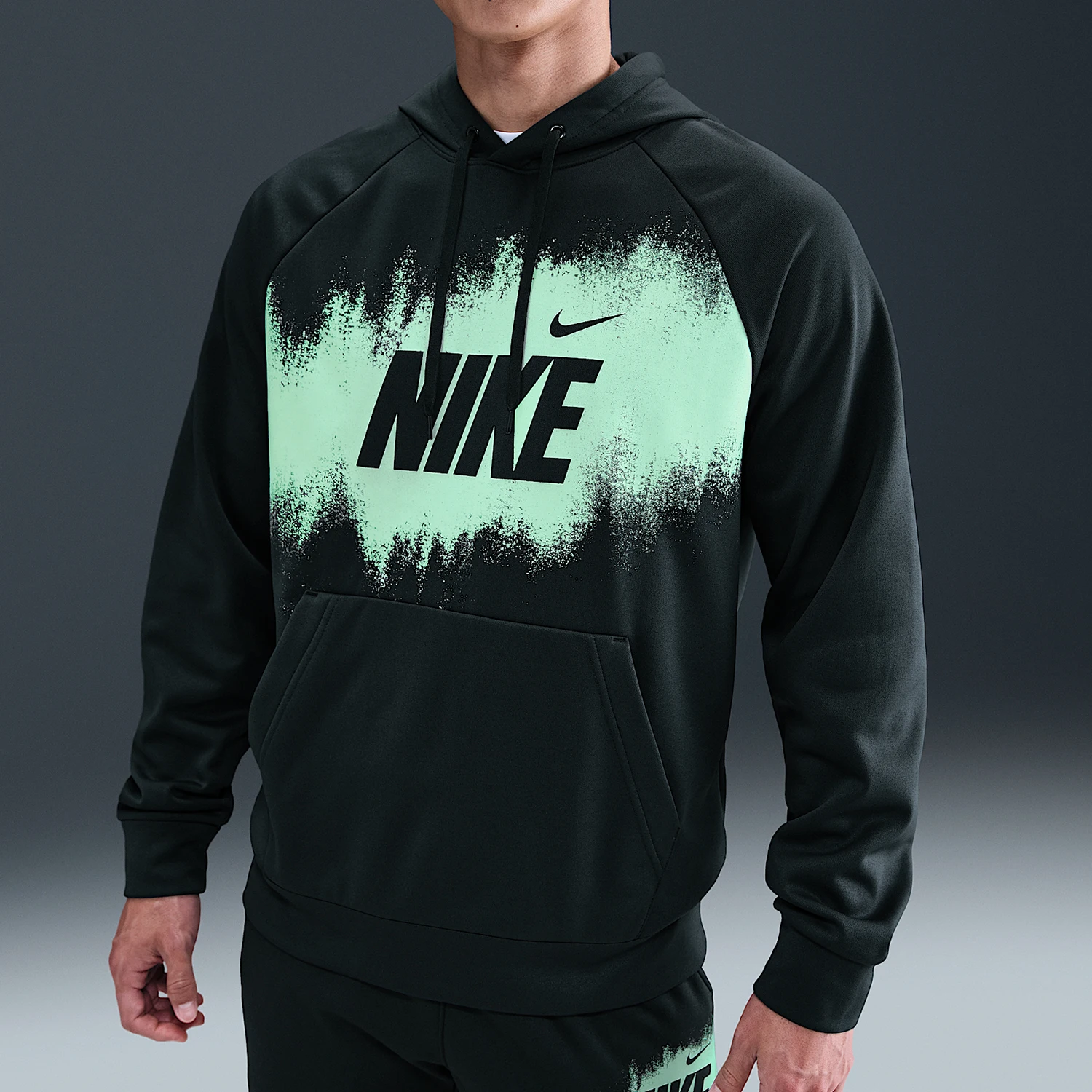 Nike Originals Therma-FIT Men's Hooded Printed Casual Sports Sweatshirt ...