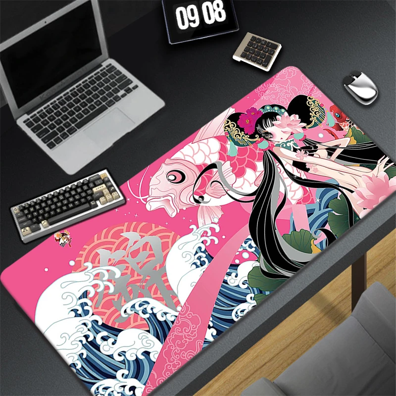 Chinese Style Mouse Pad Gaming Accessories Non Slip Table Keyboard Desk ...