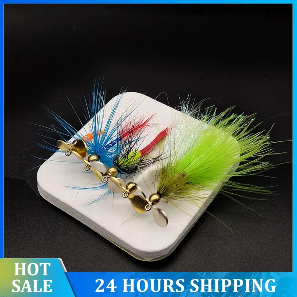 Propeller-Fly-Hook-Fishing-Lures-Imitation-Fur-Feather-Fishing-Lures ...