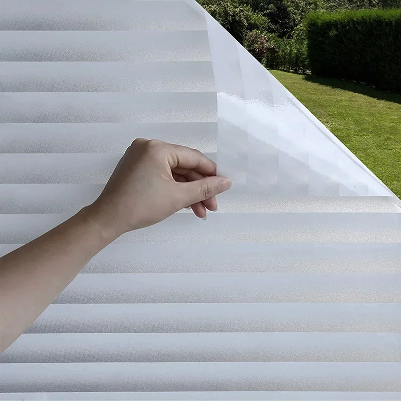 Imitation-Blinds-Privacy-Window-Film-Non-adhesive-White-Strip-Window ...