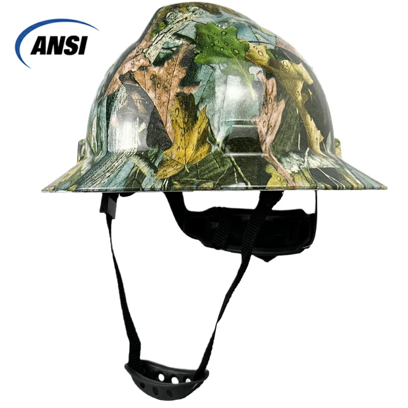 Full Brim Hard Hat For Engineer Construction Work Cap For Men ANSI ...