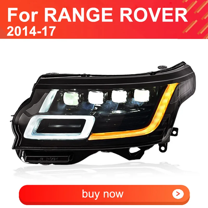Car-LED-Headlights-for-Land-Rover-Range-Rover-2014-2017-Headlights-Plug ...