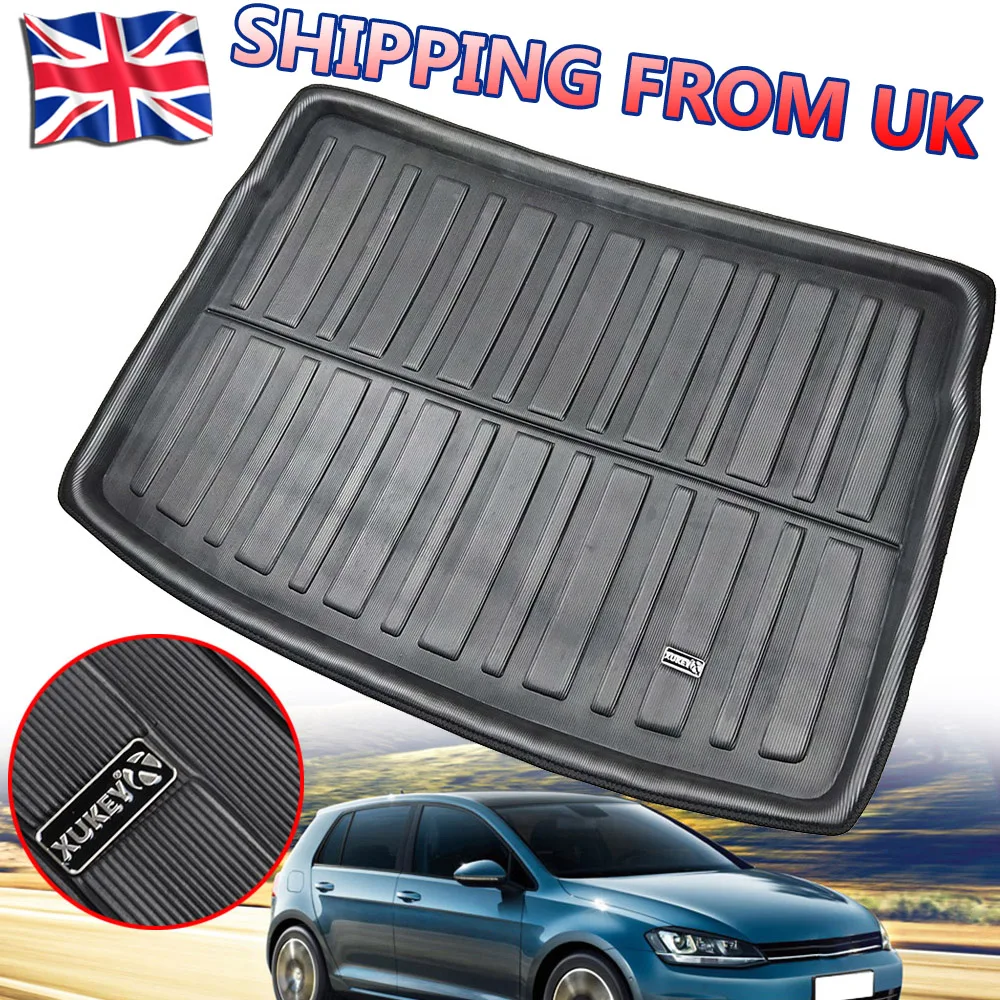 Boot Liner Cargo Trunk Mat Floor Tray Carpet For VW GOLF MK7 Hatchback ...