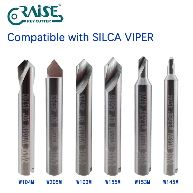 RAISE Milling Cutter Compatible with SILCA W103 W104 W145 W155 W153 ...