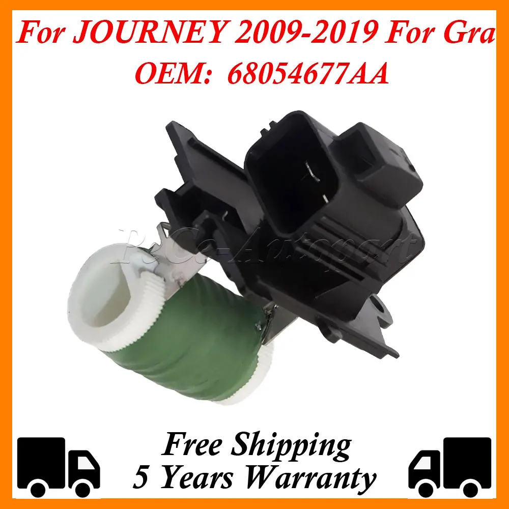 Car Engine Cooling Fan Resistor For JOURNEY 2009-2019 For Grand Caravan ...
