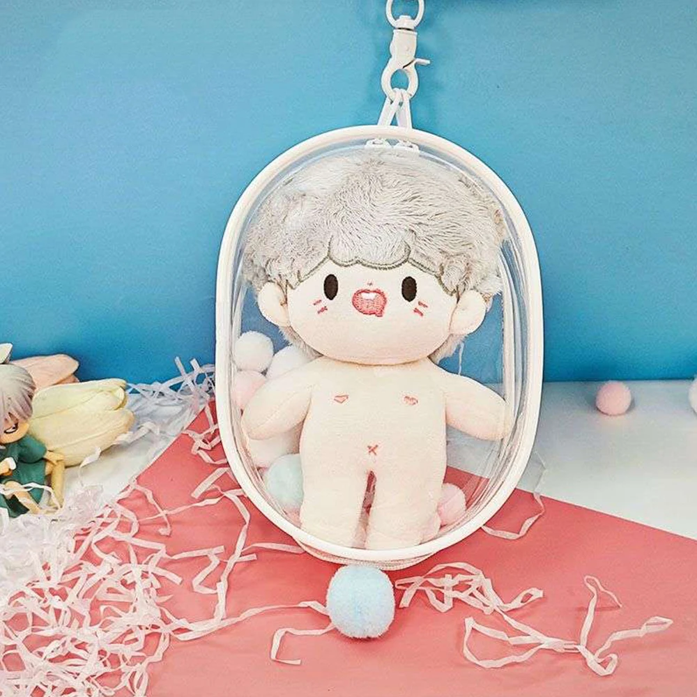 20CM-Plush-Doll-Out-Bag-Transparent-Cotton-Doll-Display-Pouch-Clear ...