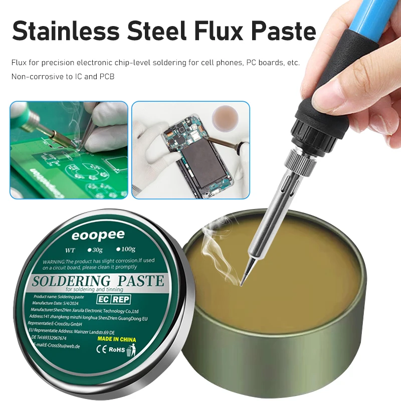 10-300g-No-Clean-Rosin-Flux-Professional-Welding-Flux-High-Purity ...
