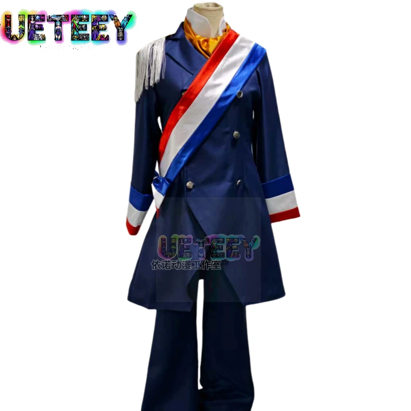 UETEEY COS Dr.STONE Cosplay Costume Francois Cos Clothes Anime ...