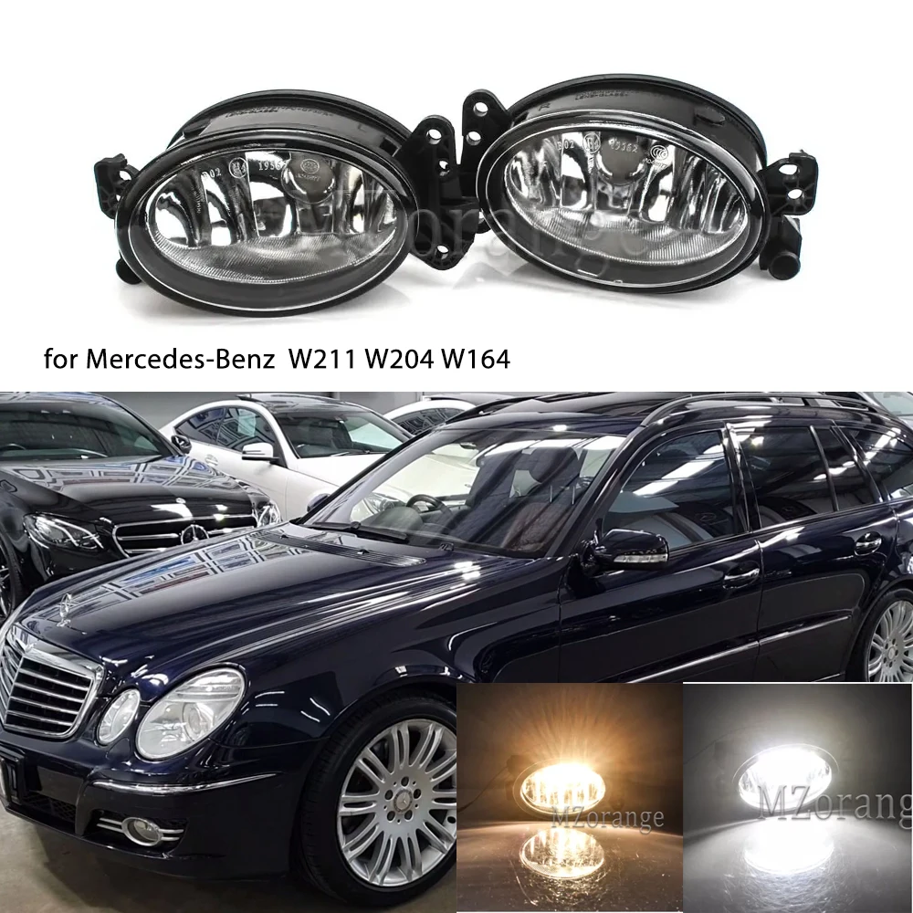 Fog Lights LED for Mercedes-Benz W211 W204 W164 2002-2009 Front Bumper ...