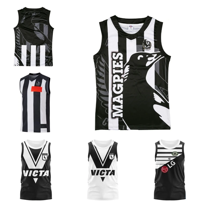 1978-2023-AFL-Vest-Year-Collingwood-Magpies-Men-s-Premier-League ...