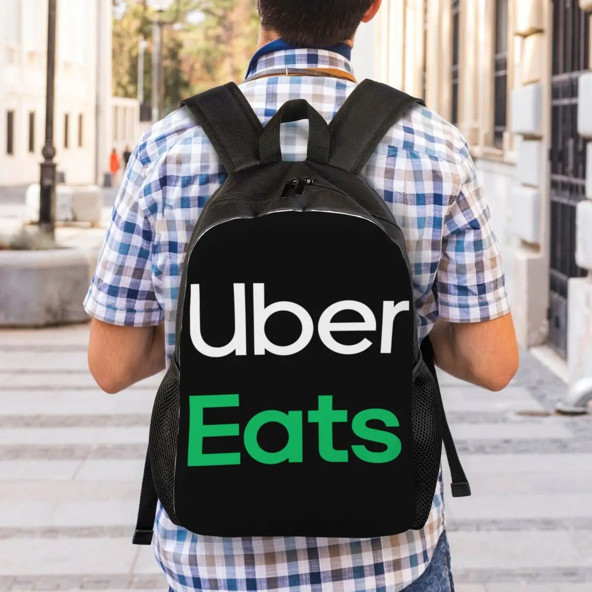 Mochila De Viaje Con Logotipo De Conductor Uber Eats Para