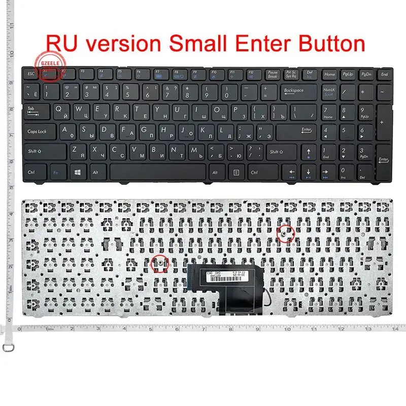 Gzeele Russian Ru Keyboard For Medion Akoya E7415 E7225 Md99310 E7226t ...