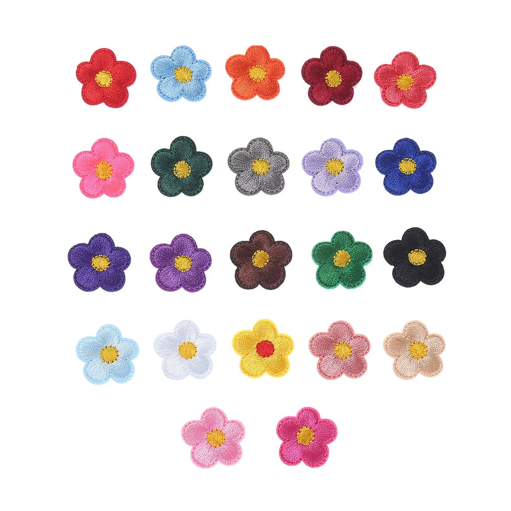 10pcs-Small-Flower-Patches-Iron-On-Embroidered-Clothes-Applique-Diy-Bag ...