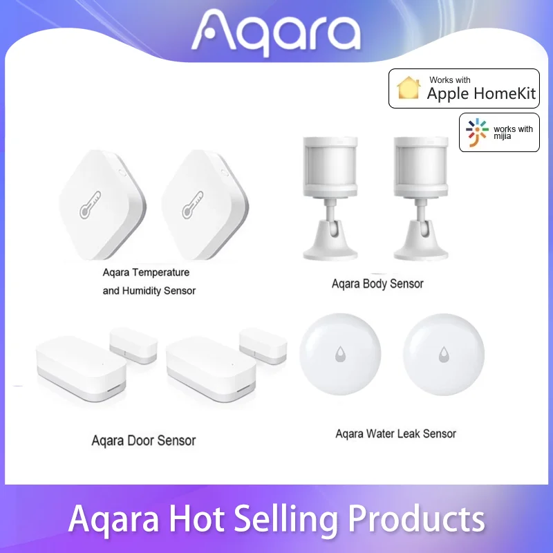 Aqara ZigBee Sensor Smart Home ZigBee Door Sensor Motion Sensor Water Sensor Temperature Sensor ...