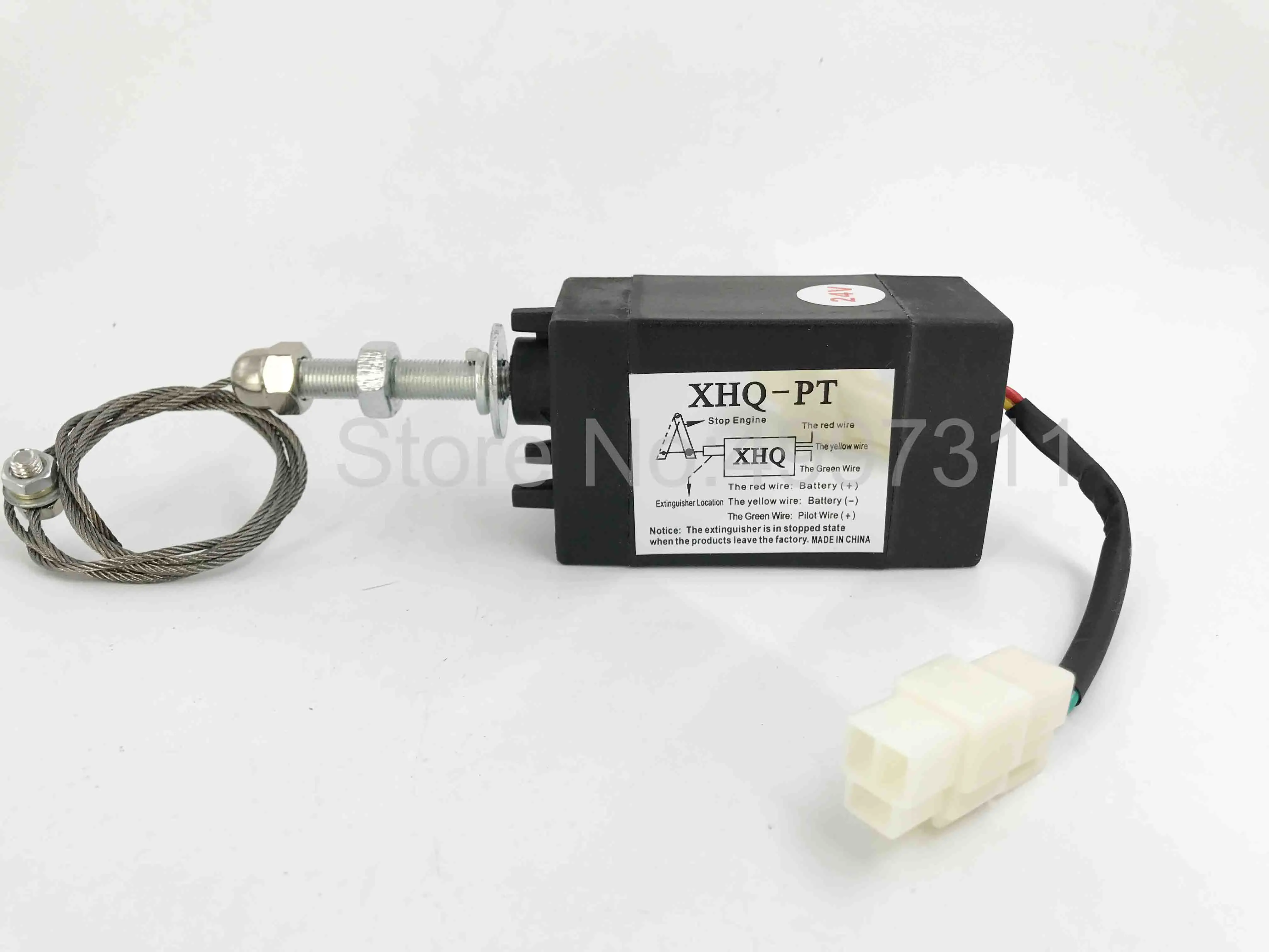 XHQ-PT-12V-24V-Diesel-Engine-Fuel-Shut-off-Solenoid-Valve-Generator-Set ...