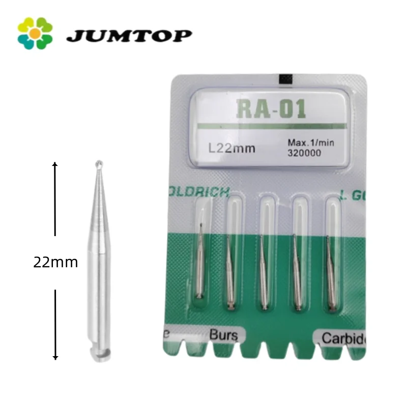 JUMTOP-Dental-Round-RA-Tungsten-Carbide-Burs-for-Low-Speed-Right-Angle ...