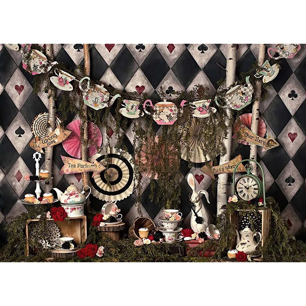 Alice In Wonderland Tea Party Background