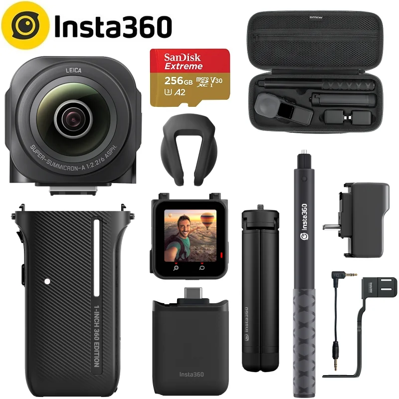 Insta360 ONE RS 1 인치 360 에디션, 6K 360 라이카 렌즈 비디오, 플로우 스테이트 안정화 액션 카메라 ...