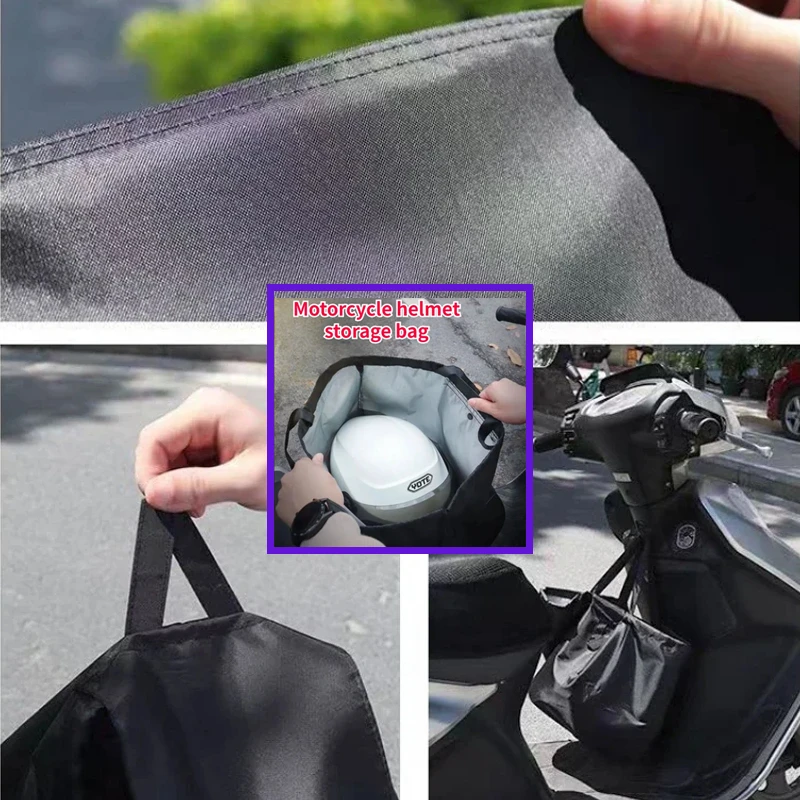 Helmet-Scalable-Storage-Bag-Motorcycle-Electric-Bike-Full-Face-Helmet ...