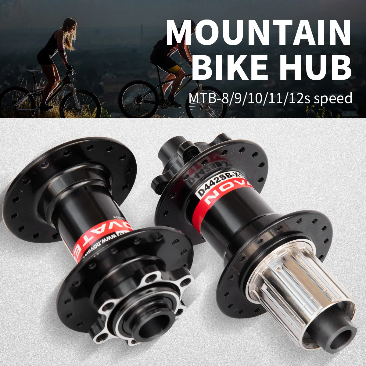 Novatec-Wheel-Hub-Disc-Brake-Bicycle-Hubs-Mountain-Bike-Spoke-Hub ...
