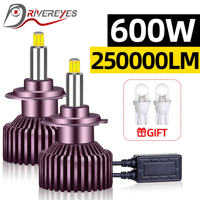 3D-360-H7-Led-Canbus-250000LM-600W-Car-Headlight-Bulbs-H11-H4-H1-D2S ...