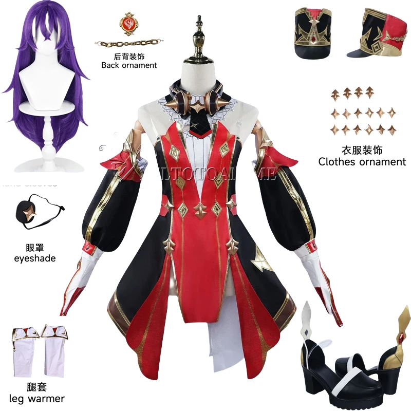 Chevreuse-SSR-Cosplay-Costume-Genshin-Impact-Fontaine-Full-Set-Wig-Hat ...