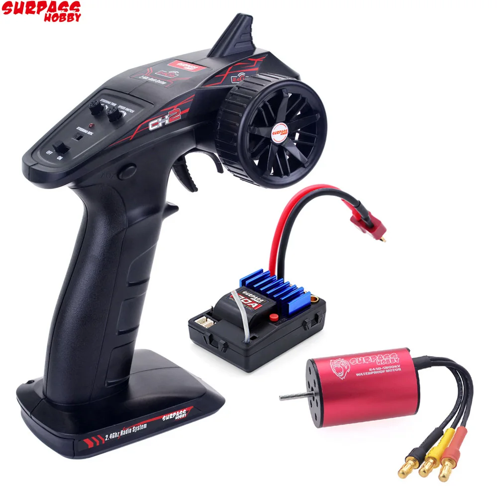 RC-2-4G-CH2-Transmitter-w-Receiver-Waterproof-2430-2435-2440-2838-2845 ...