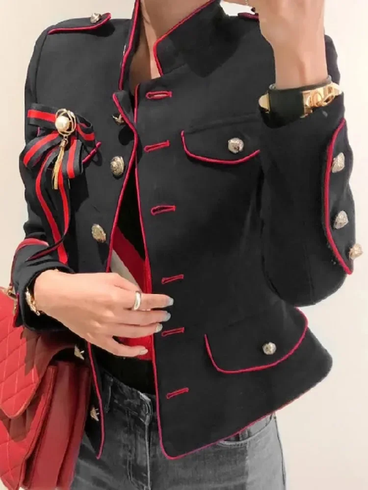 Missuoo-Urban-Women-s-Autumn-Winter-Coat-Stand-Collar-Single-breasted ...