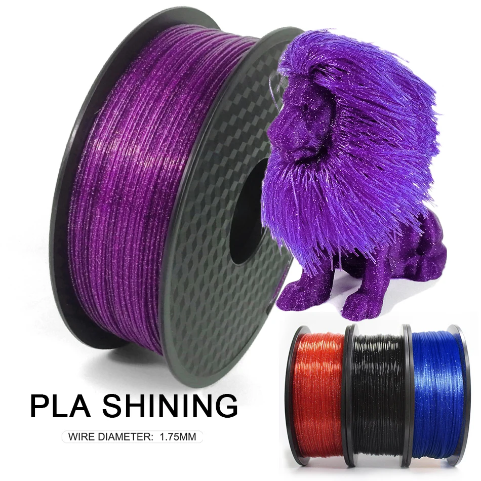 PLA-Crystal-Filaments-1-75-mm-1Kg-500g-250g-3D-Printer-Filament-Sparkle ...