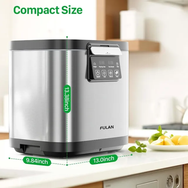 Odorless Kitchen Composter - Portable 3.8L Smart Composter